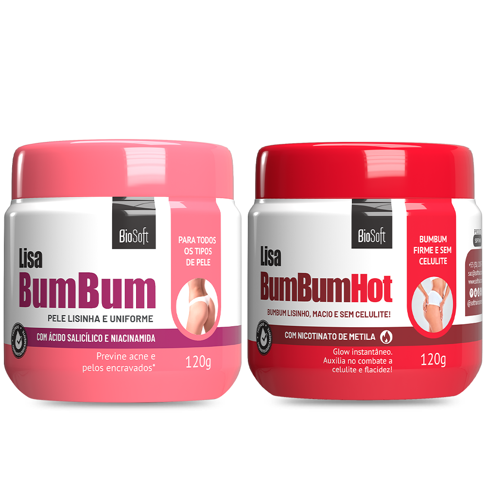 Kit Bumbum Perfeito - Loja Soft Hair - Cosméticos