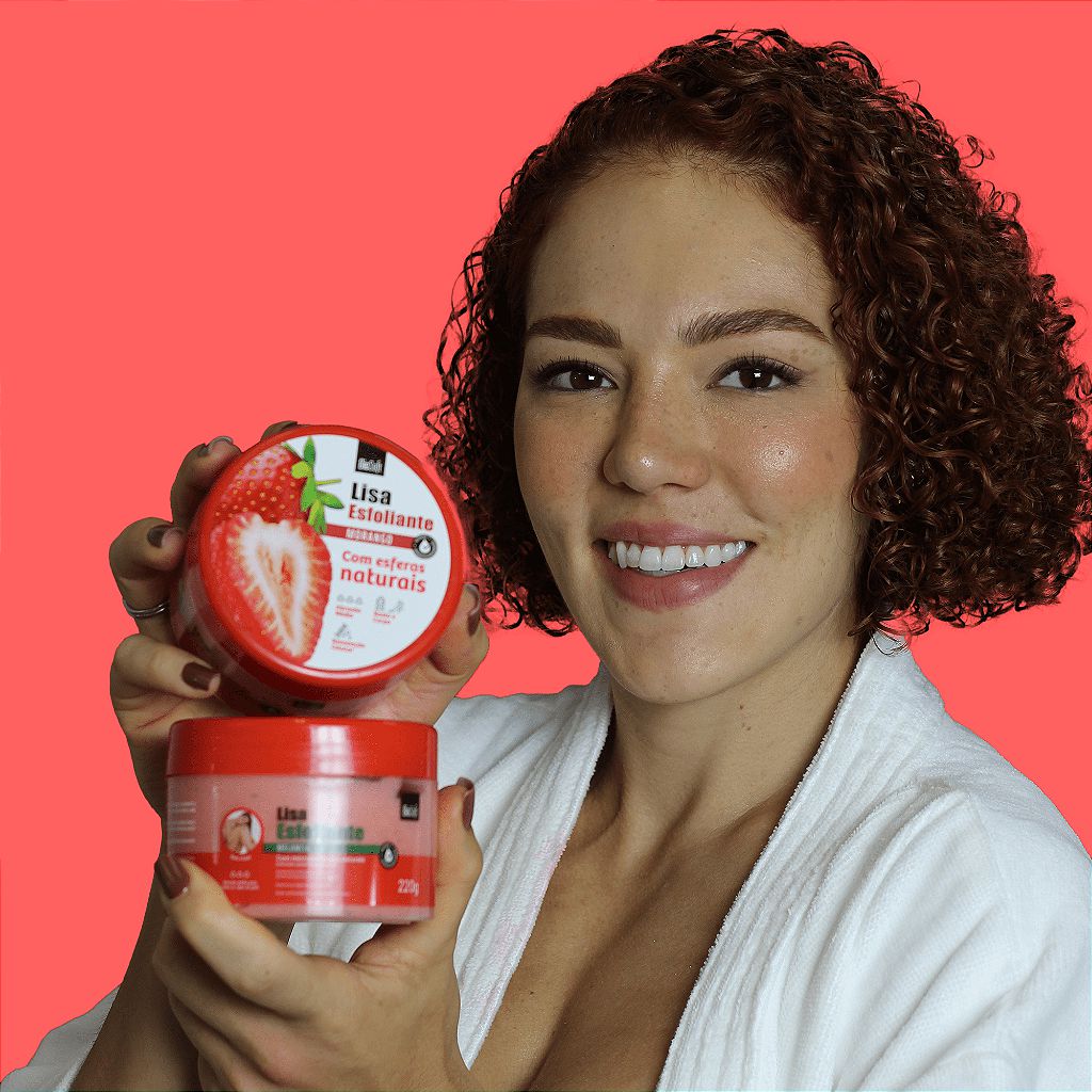Esfoliante Morango Bio Soft 300g - Loja Soft Hair - Cosméticos