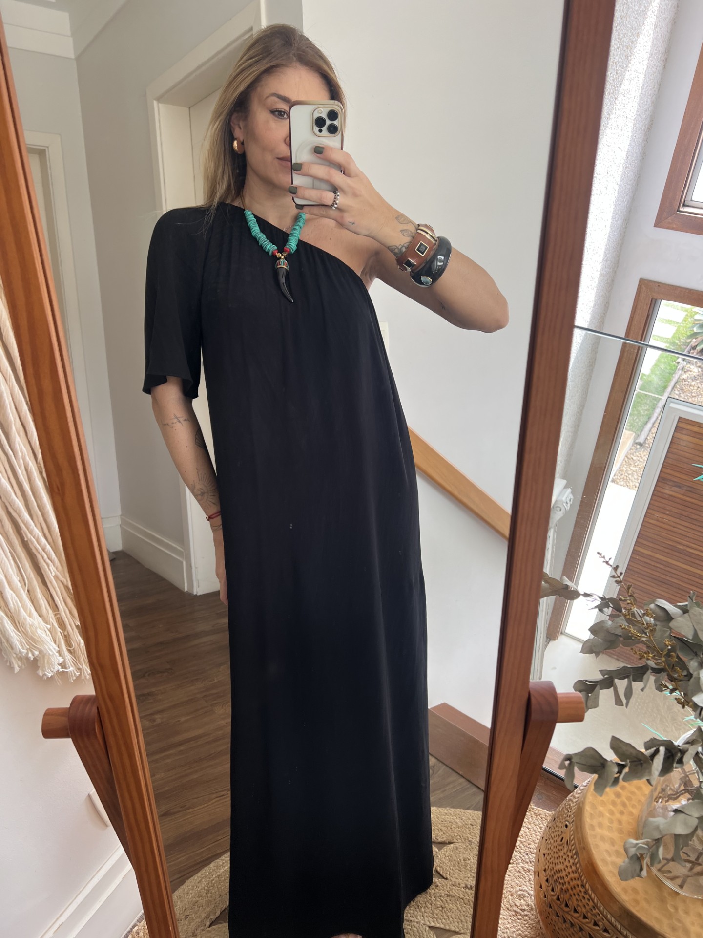 Vestido Victória Preto - Estilo Fê Pontelo