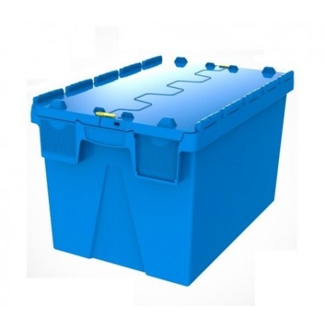 Caixa Plástica Com Tampa Agregada 64 Litros Kit com 5 - Plastcomp ...