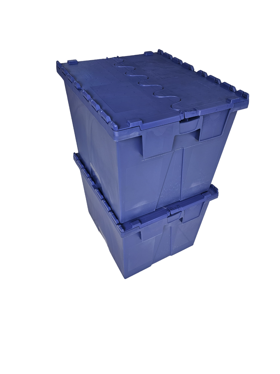 Caixa Plástica com Tampa Acoplada 103L ALC 6545 - Cor Azul - Plastcomp ...