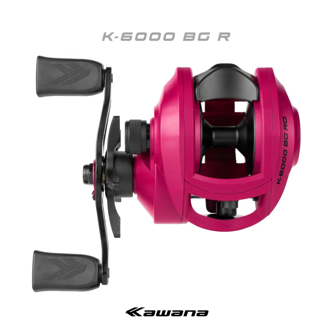 Carretilha Kawana K-6000 BG R Rosa Direita - ciapesca