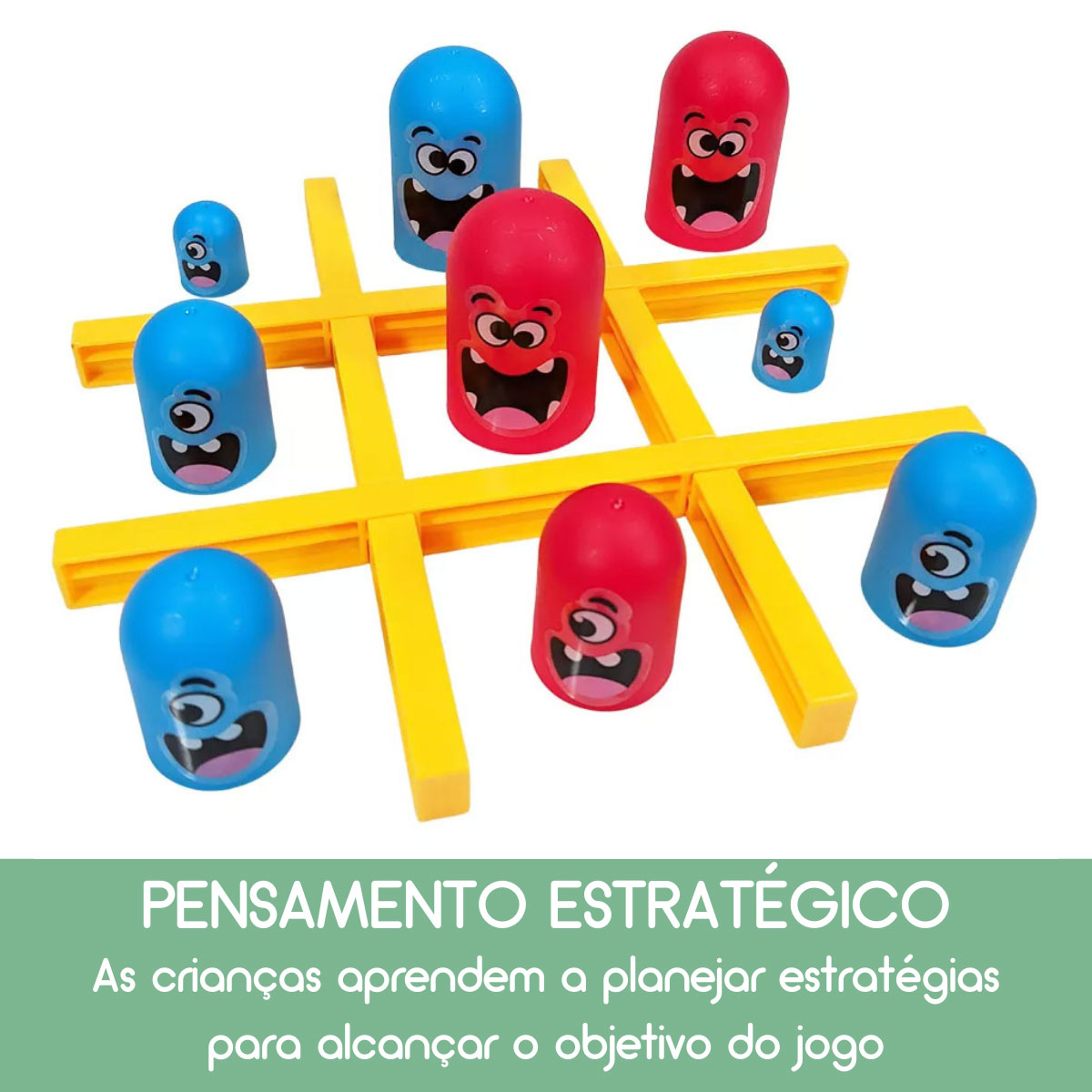 Jogo da Velha Hash Toy Infantil Colorido Tabuleiro Interativo - Tralalá ...
