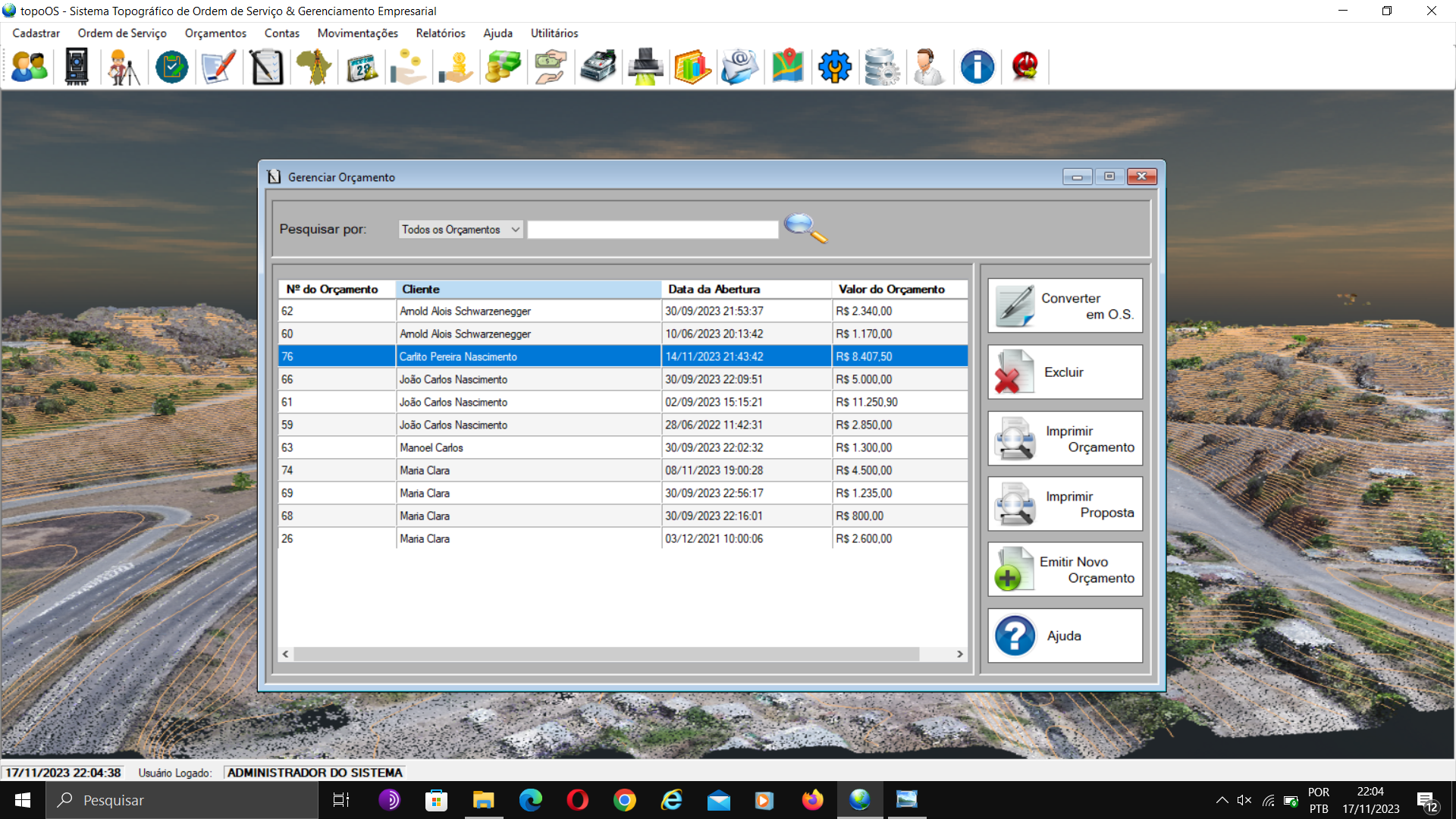 Sistema topoOS Versão 4.0.0 - Para topografia (Tão essencial quanto o ...