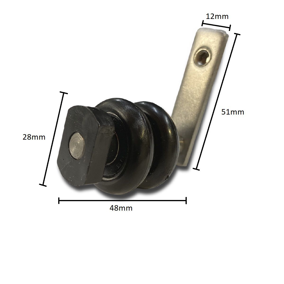 Kit Roldana sacada com Regulagem - DX ferragens