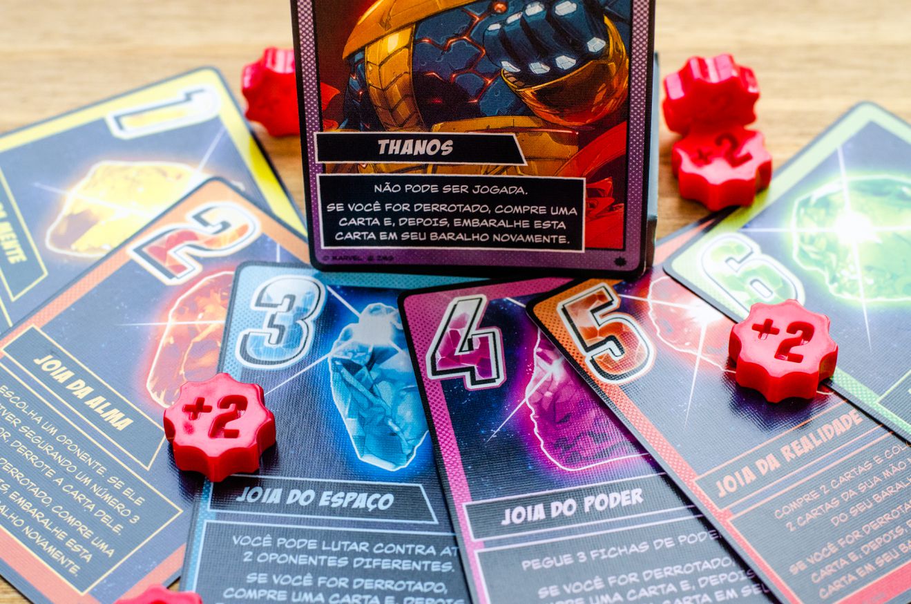 Jogo de tabuleiro (boardgame) Manopla do Infinito - Reunion Jogos