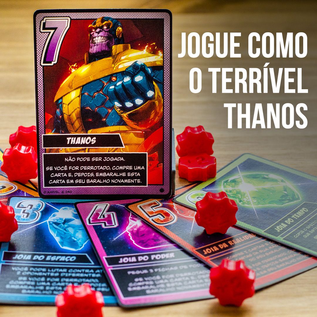 Jogo de tabuleiro (boardgame) Manopla do Infinito - Reunion Jogos