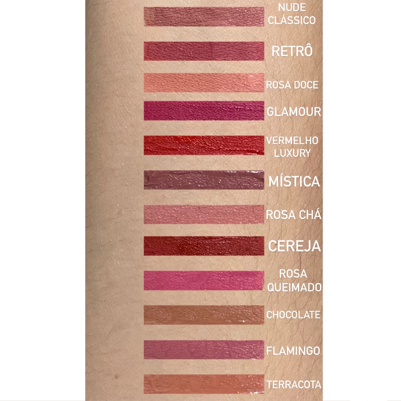 Batom Líquido Matte Luxury Cor Rosa Queimado - Face Beautiful - RR ...