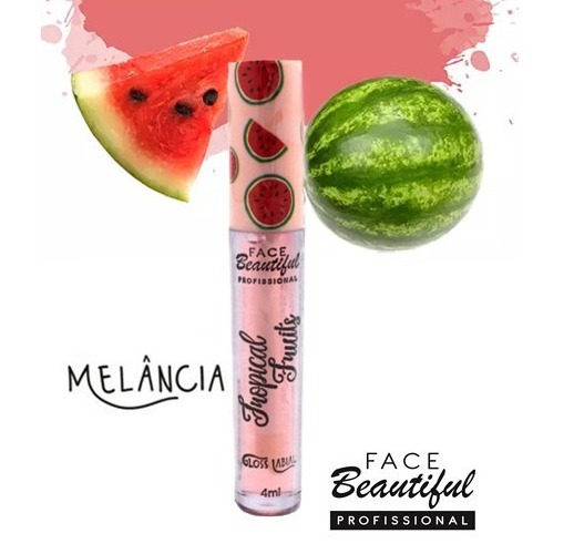 Gloss Labial Tropical Fruits Melancia Face Beautiful Rr Makes