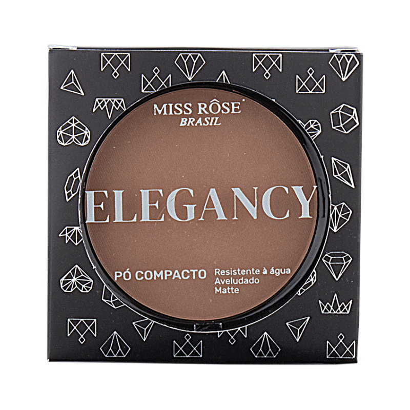 Pó Compacto Facial Elegancy Miss Rôse - 08 Cristal - RR MAKES - LOJA ...
