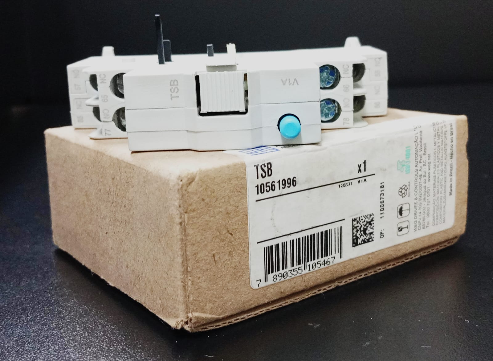 TSB Bloco Auxiliar Para Disjuntor Motor Tsb 10a 690v - WEG - Loja Alpha ...