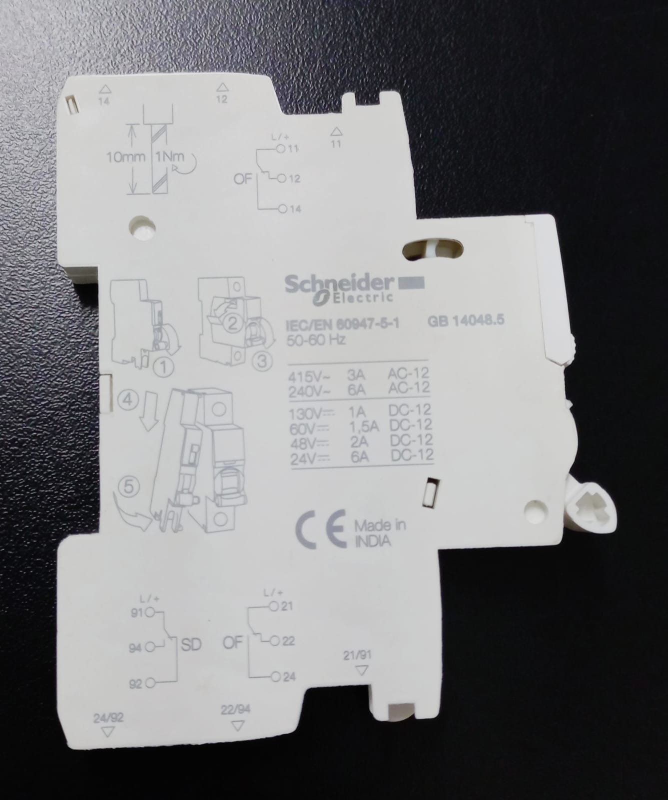 A9A26929 Bloco Contato Auxiliar Acti 9 Iof/Sd+Of 2oc Ac/Dc - SCHNEIDER ...