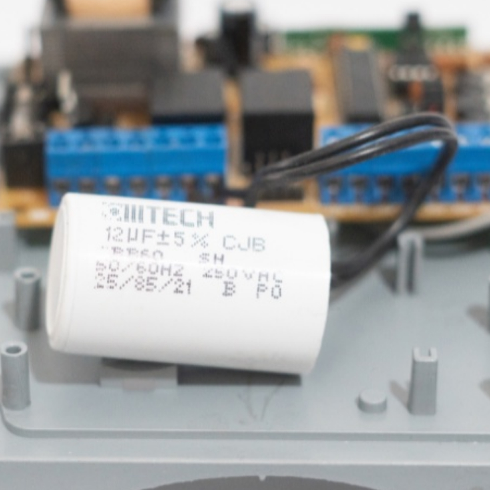 Capacitor 2 Fios 12uf x 250 Vac Para Motores de Portão Eletrônico ...