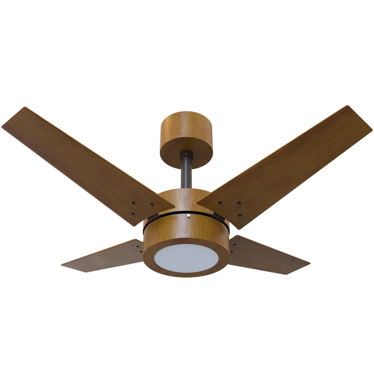 Ventilador de Teto Línea 1062 Embuia 4 Pás LED com Controle Remoto ...