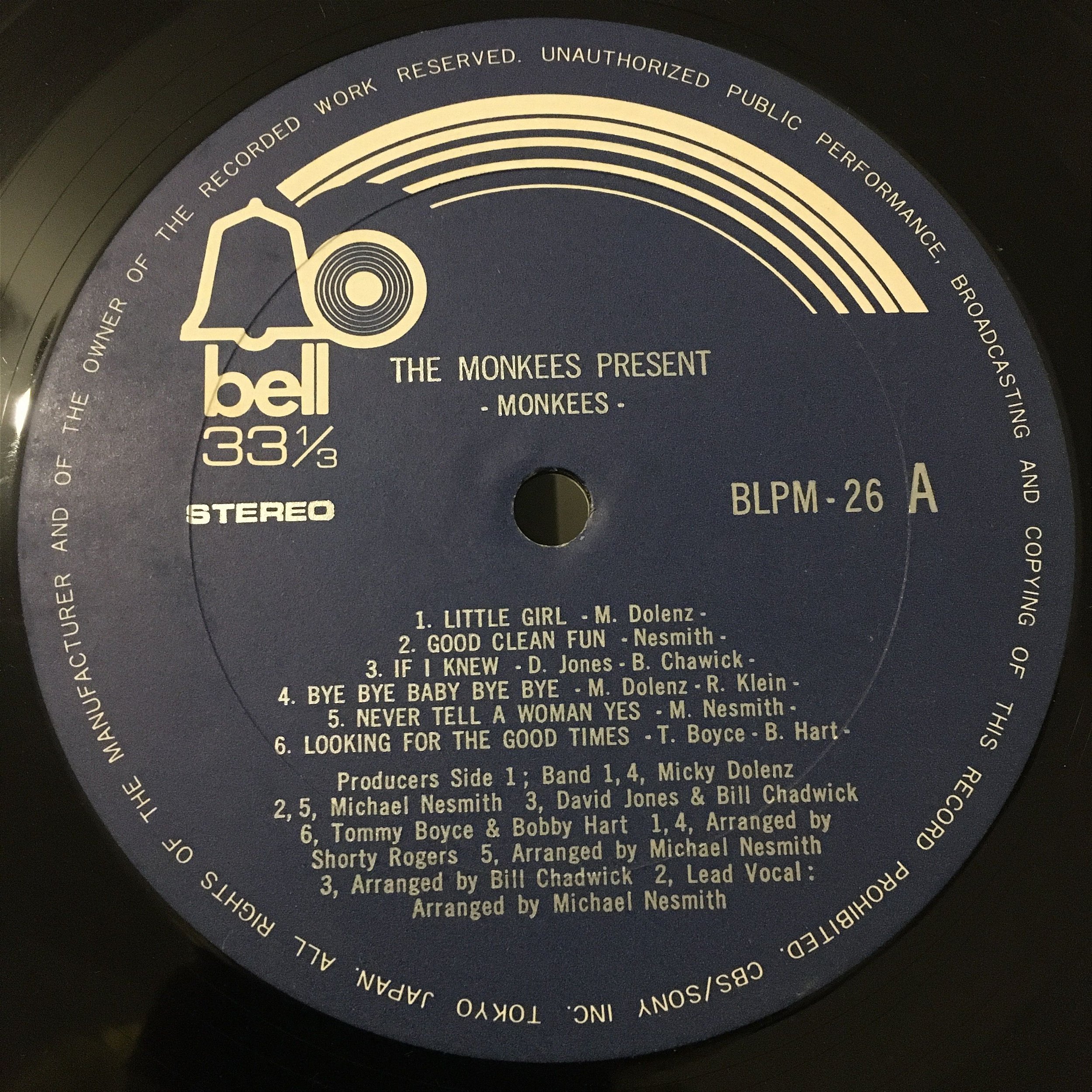 Vinil LP The Monkees - The Monkees Present (Importado) - Saduh Shop