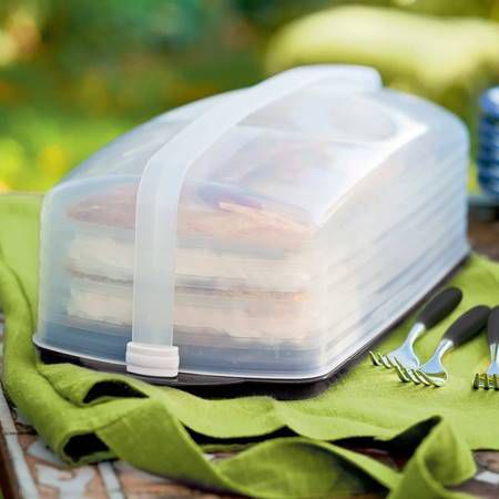 Tupperware Big Cake Retangular Plus - Loja Chefe Tupperware