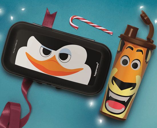 Tupperware Kit Tupper Snack e Copo Madagascar - Loja Chefeware