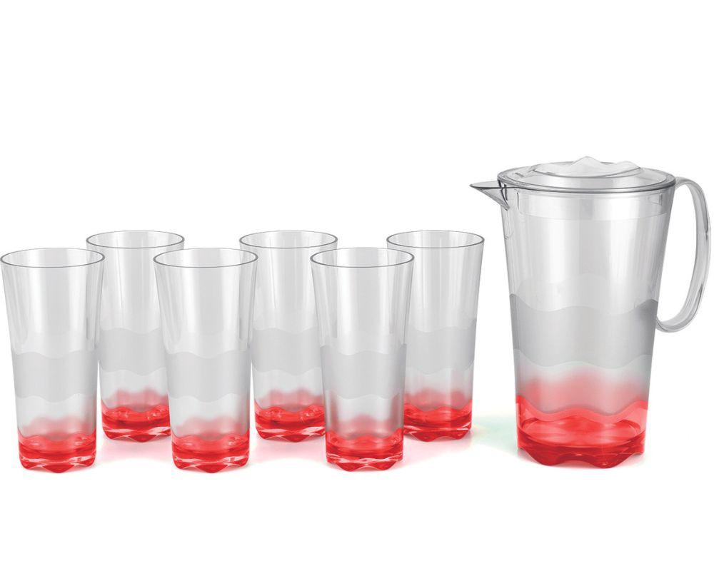 Tupperware® Conjunto Jarra Super Luxo 2 Litros 6 Copos 475ml - Loja ...