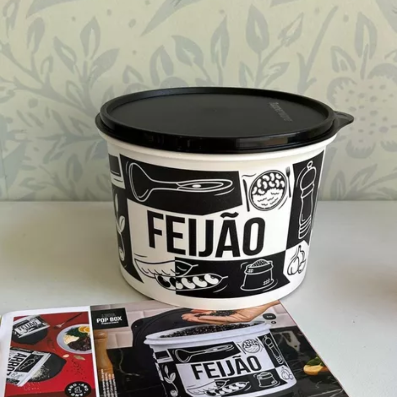 Tupperware® Kit Pop Box Arroz 2Kg + Feijão 2Kg - Loja Tupperware ChefeWare