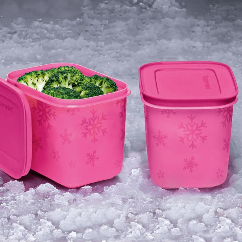 Tupperware Kit Freezer Line 1,1L Rosa Pink 2 Pecas - Loja Tupperware ...
