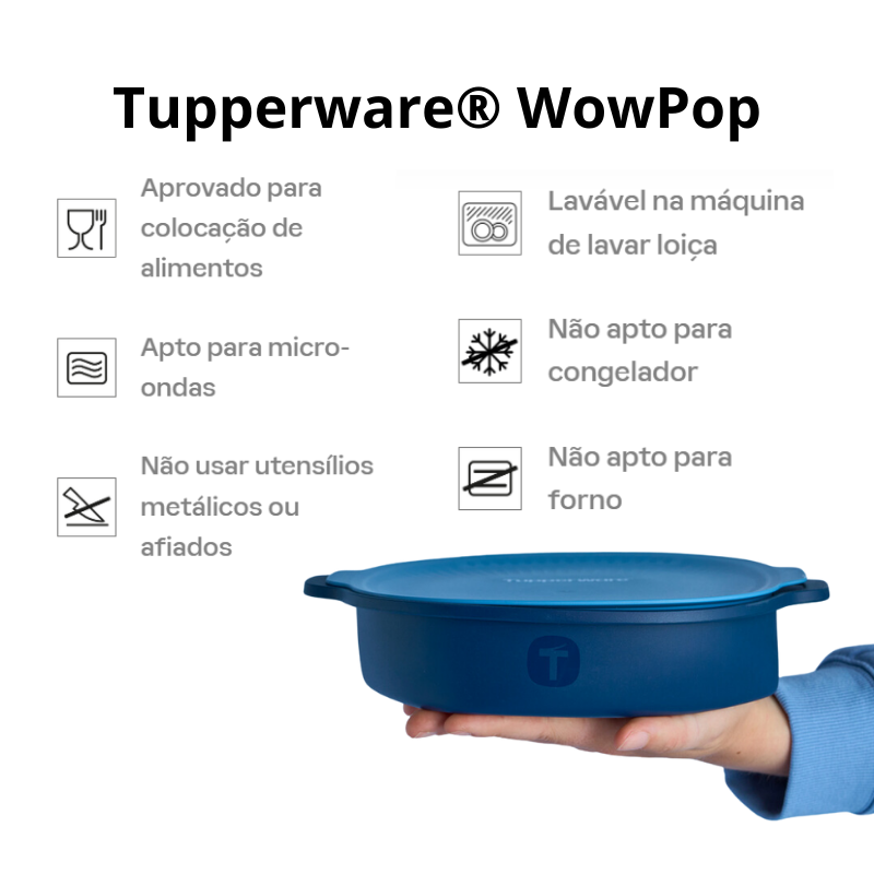 Tupperware® Pipoqueira para Micro-Ondas - Loja Tupperware ChefeWare
