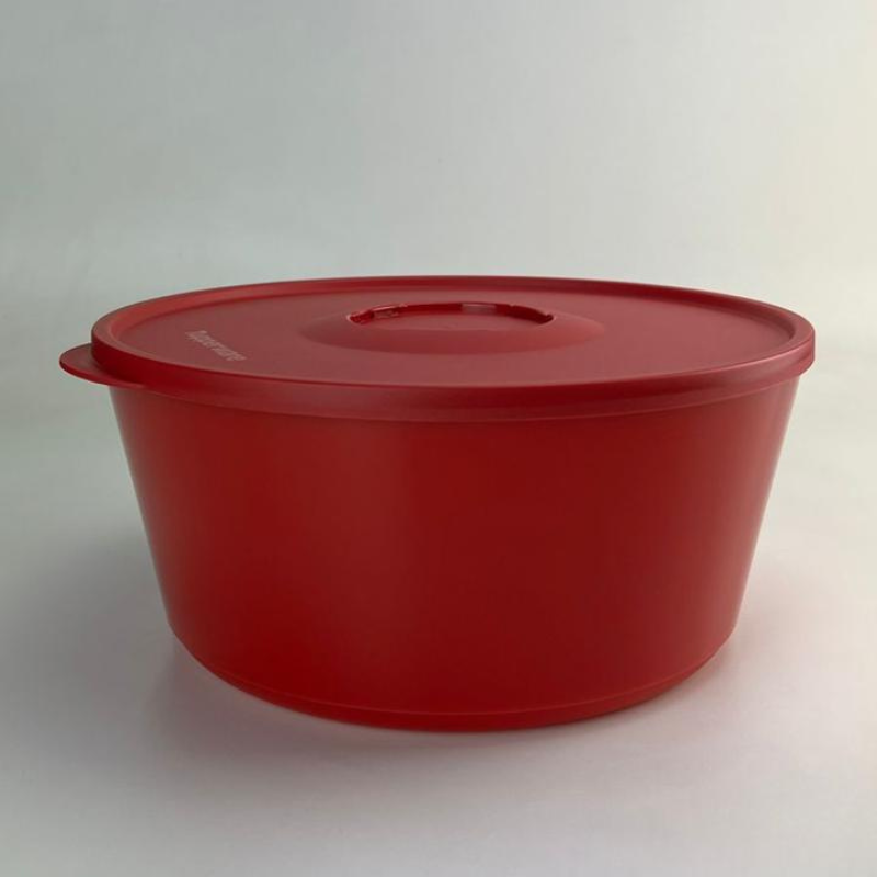 Tupperware Tigela Ilúmina 4,3 Litros Vermelho Morango - Loja Chefe ...