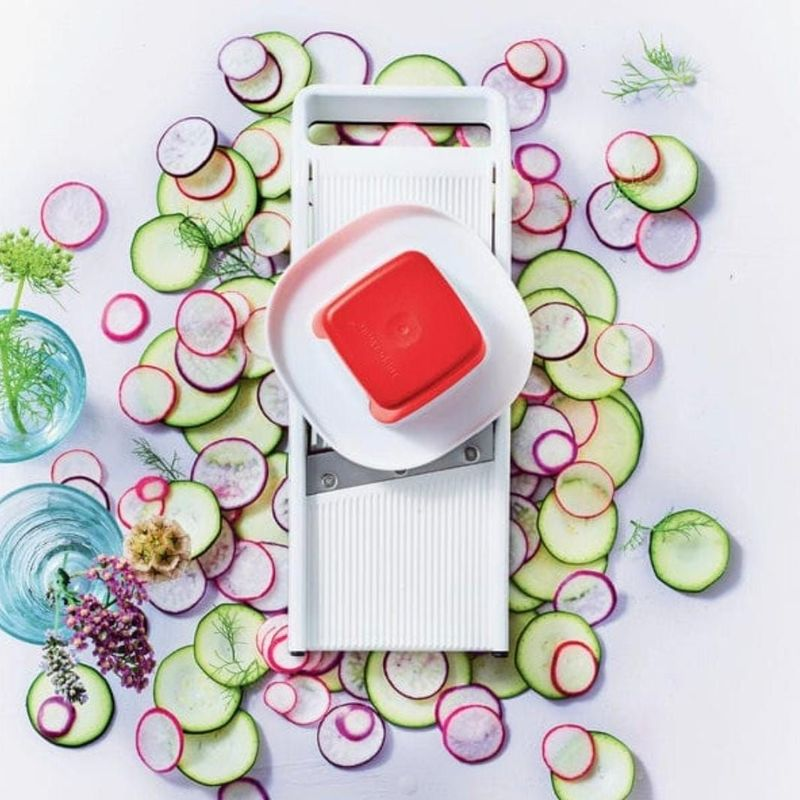 Tupperware Super Chef Júnior Importado Branco e Vermelho - Loja Chefeware