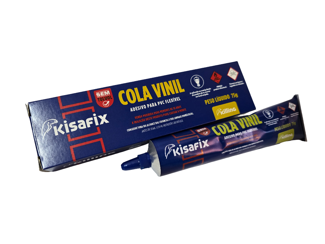 Cola Vinil Bisnaga 75gr Kisafix - Palhas Naturais e Produtos para decoração