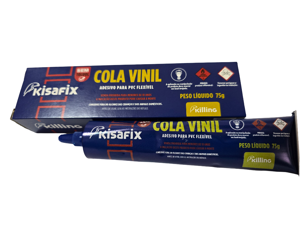 Cola Vinil Bisnaga 75gr Kisafix - Palhas Naturais e Produtos para decoração