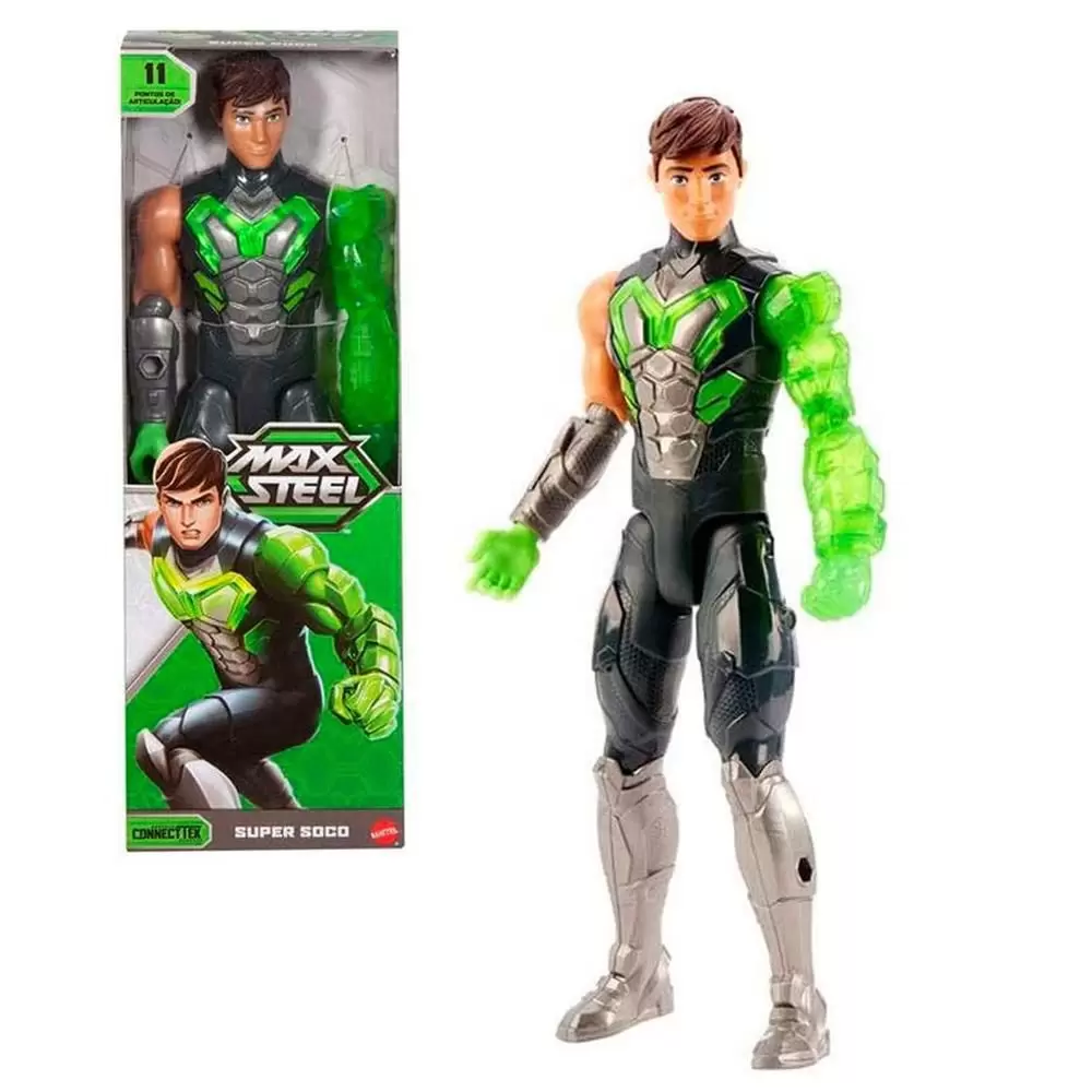 Boneco Max Steel Super Soco - Mattel - Promoção DIa das Crianças com ...
