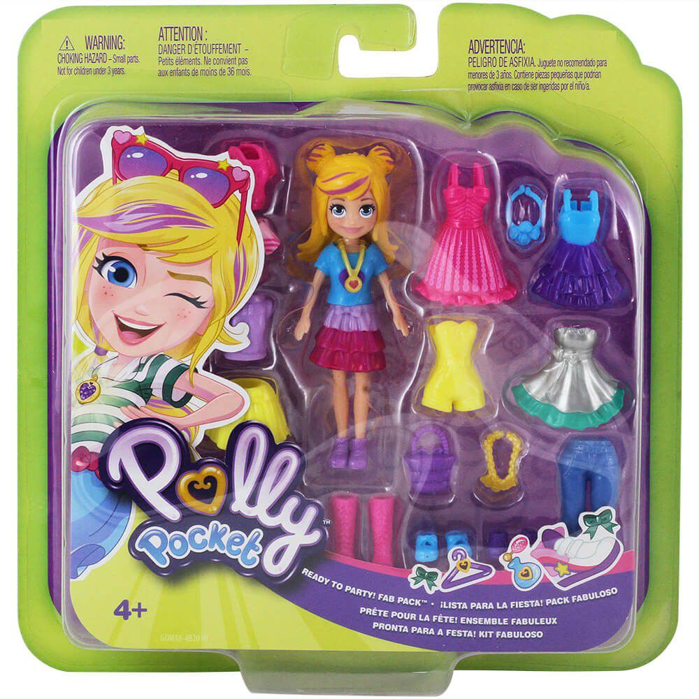 Boneca Polly Pocket Pronta Para A Festa Polly Kit Fabuloso - Mattel ...