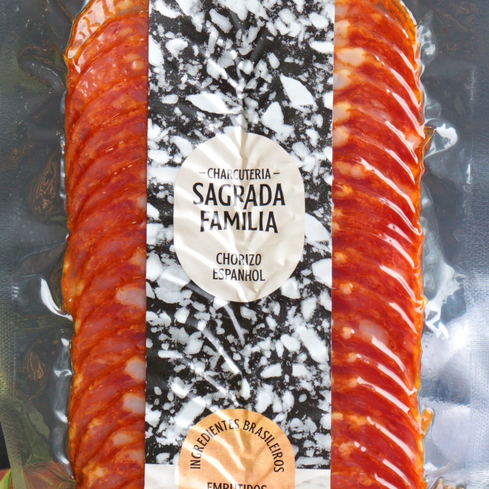 Chorizo Espanhol Fatiado 100G - Sagrada Familia - O Queijólatra Loja ...
