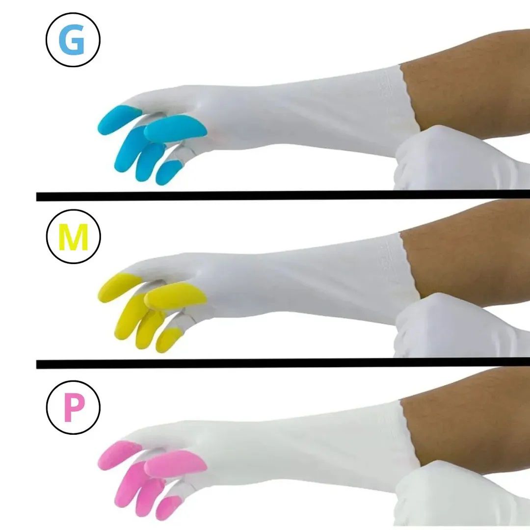 Luva PVC Super Safety Household Silk Touch CA 45652 - Equipamentos de ...