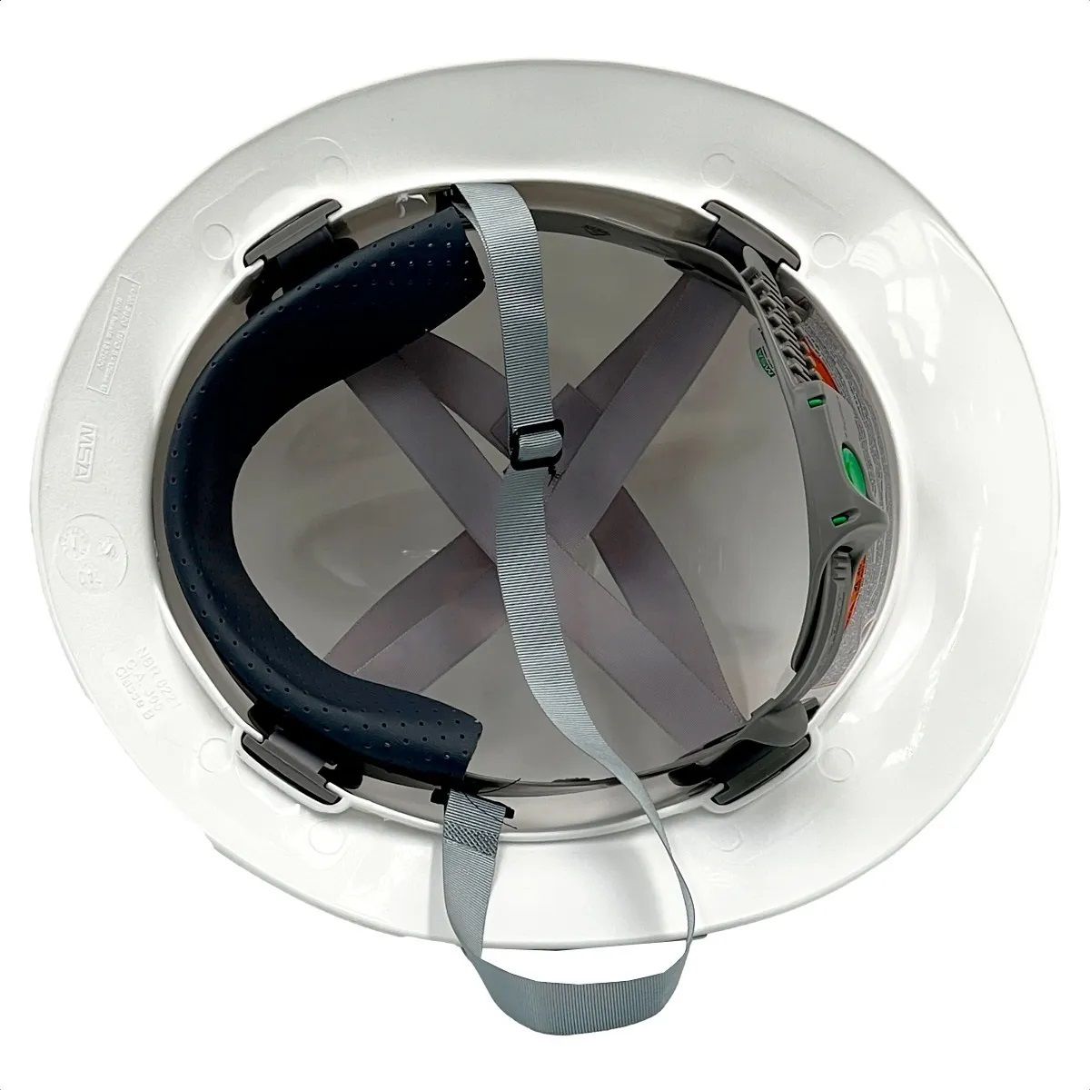 Capacete MSA Aba Total Branco C/ Carneira Push Key CA 365 ...