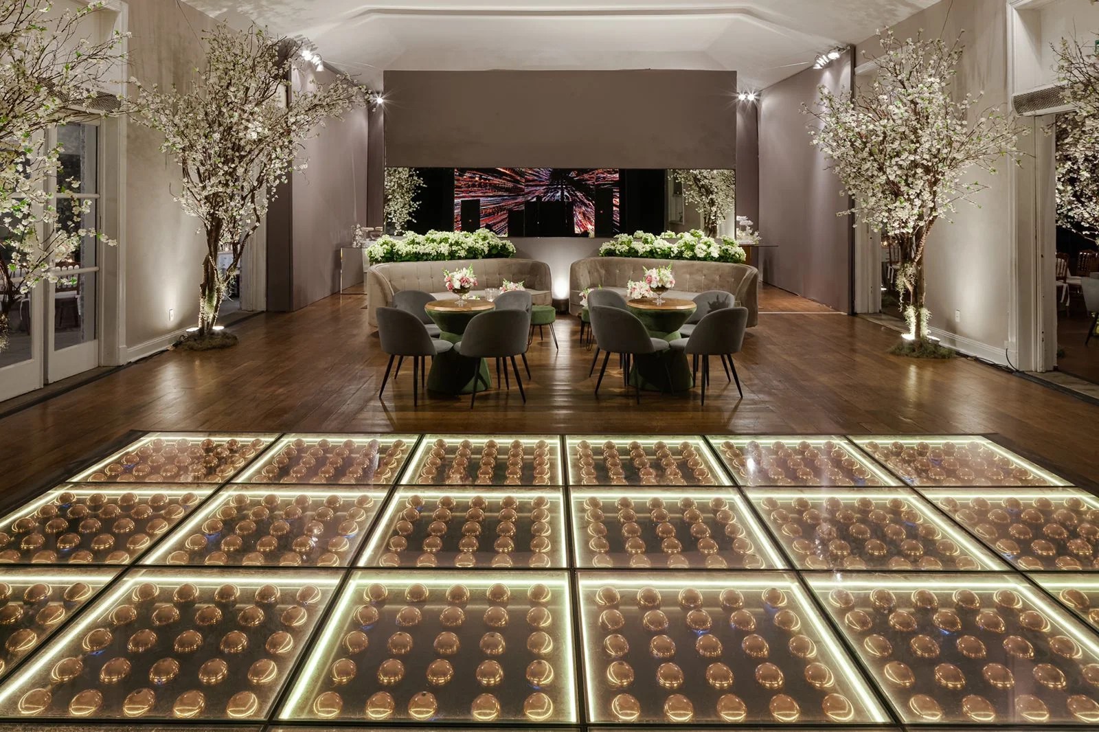 Piso Golden LED - M² - M2 Eventos - Produção e Execução de Casamentos ...