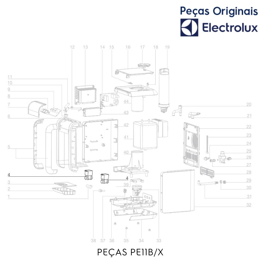 Válvula Água Gelada Purificador Água Electrolux PE11 e PE12 - SOL DIGITAL