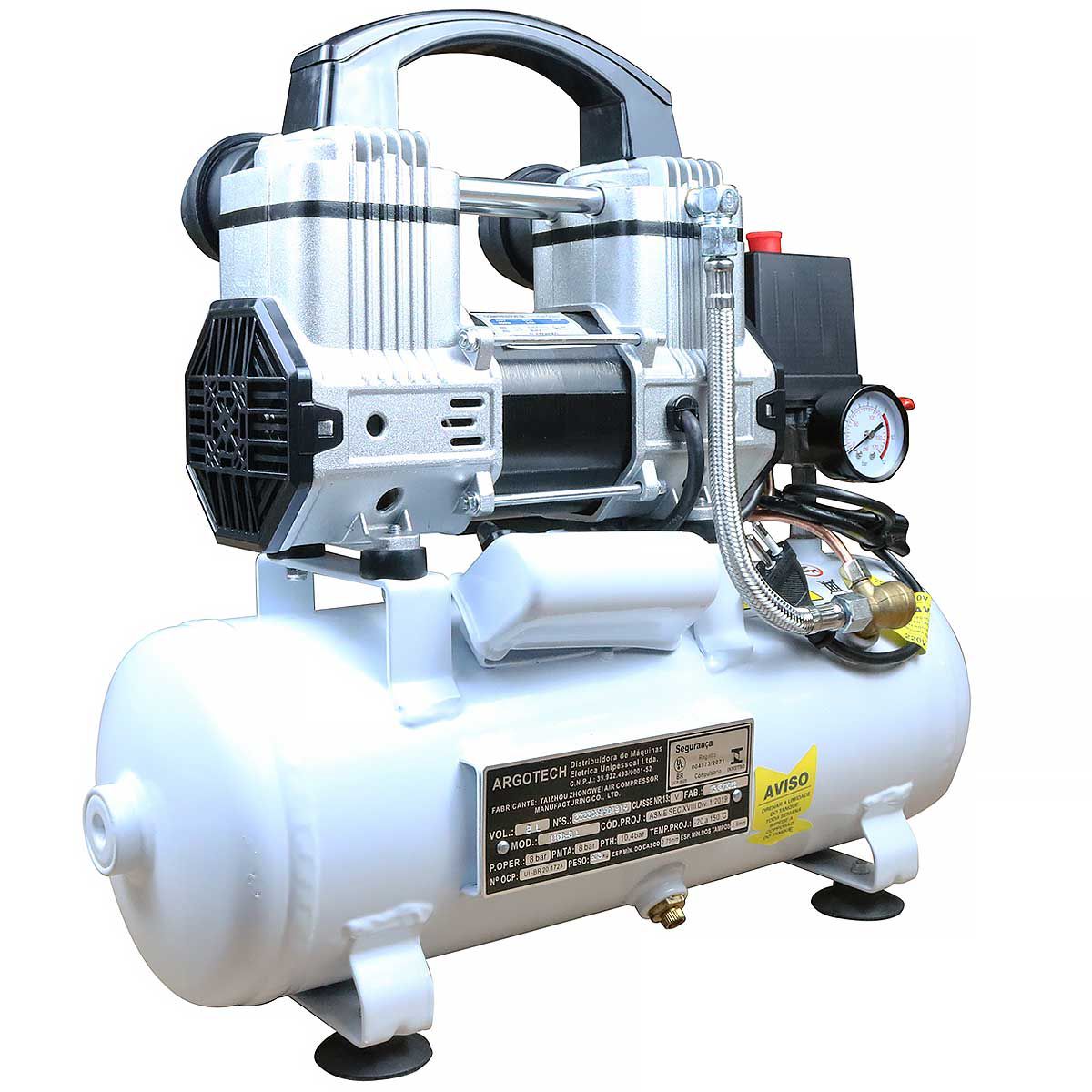 Mini compressor hoby portátil para aerógrafo e frafite e artesanato ...