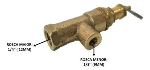 Válvula piloto de compressor de ar para controle de pressão - Jorc Loja