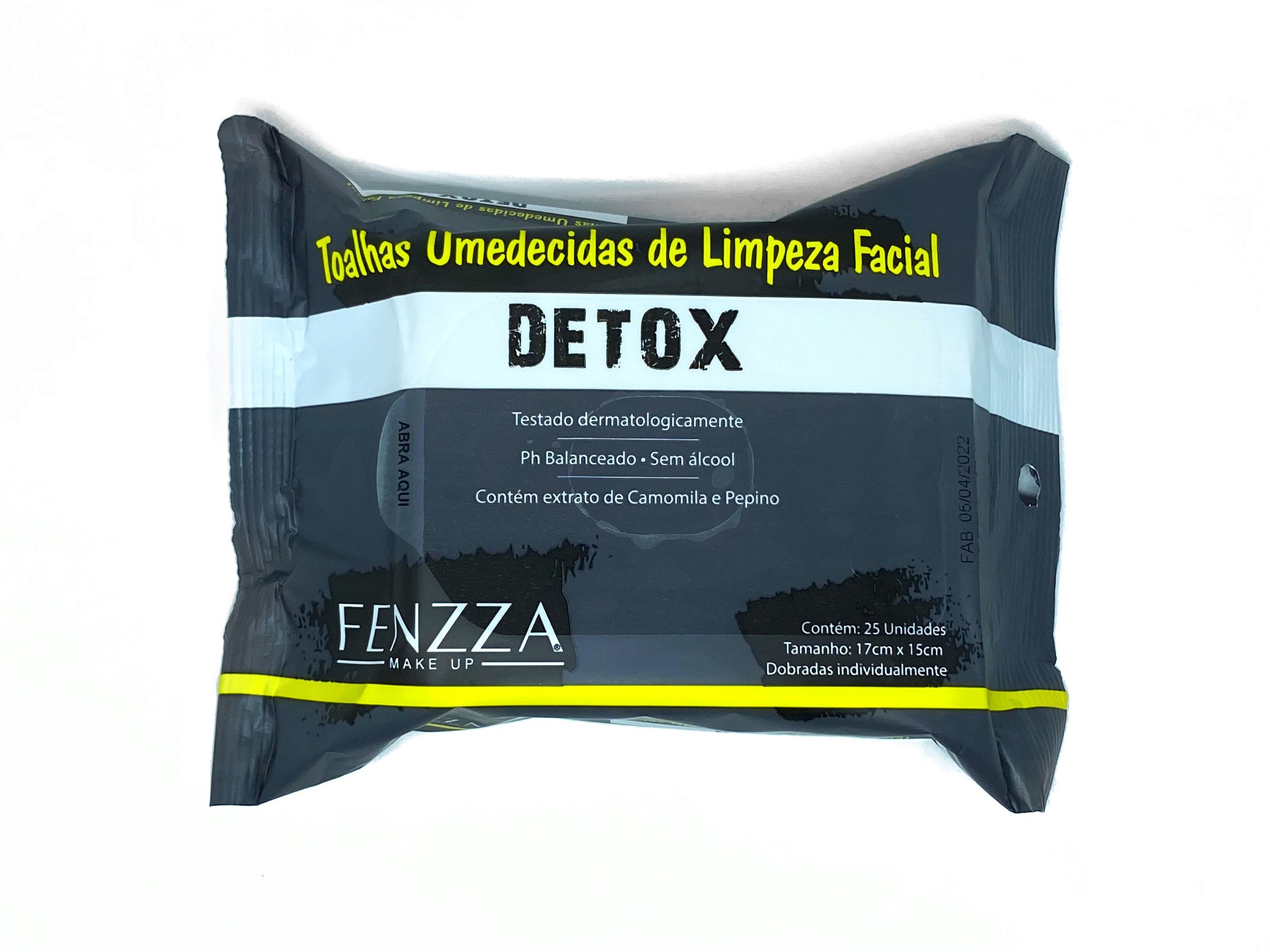 Toalhas Umedecidas Lenço De Limpeza Facial Detox Fenzza Bubalú Loja
