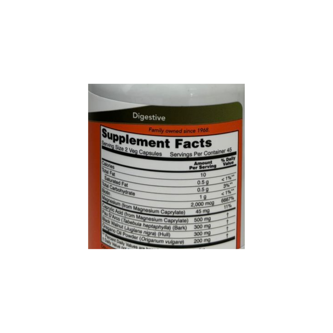 Suporte para Candida, 90 Cápsulas Vegetais - NOW Foods - importadosdagrazi