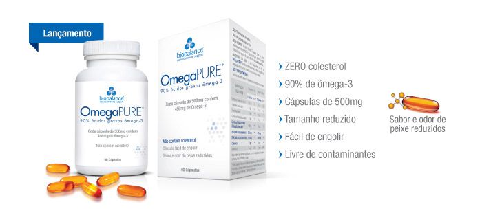 Omegapure 60 capsulas - Dermoervas Farmacias de Manipulação