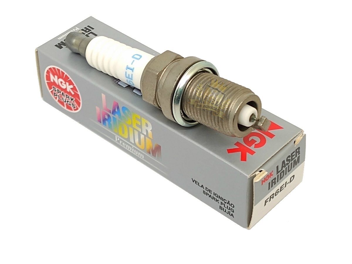 NGK FR6EI-D VELA DE IGNIÇÃO LASER IRIDIUM 4 VELAS - Rei da Ignicao