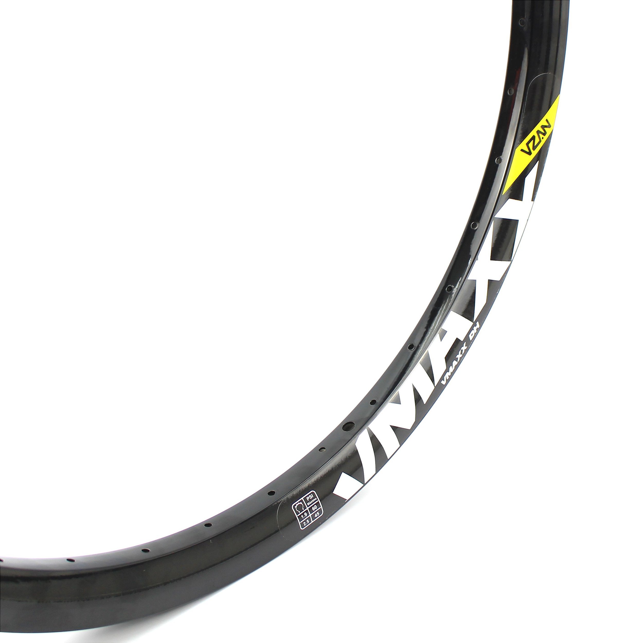 Aro 26 Vzan Vmaxx DH Durabilidade em Alumínio para Bicicletas de Downhill - XCO Bikes