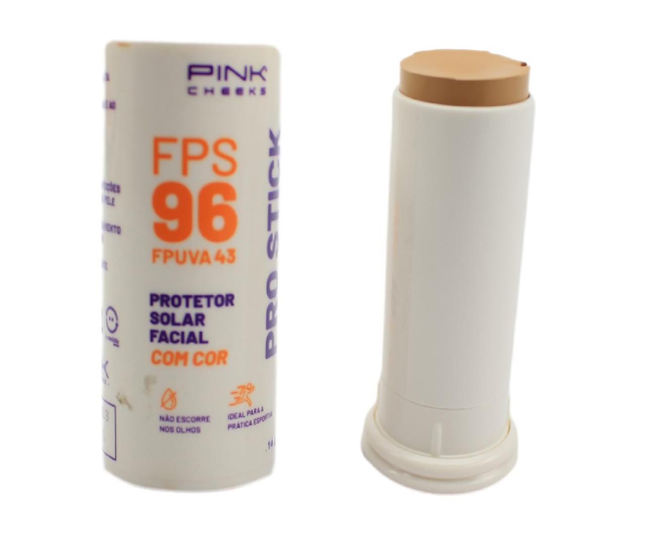 Protetor Solar Stick Multifuncional Com Cor FPS 96 FPUVA 43 Altíssima ...