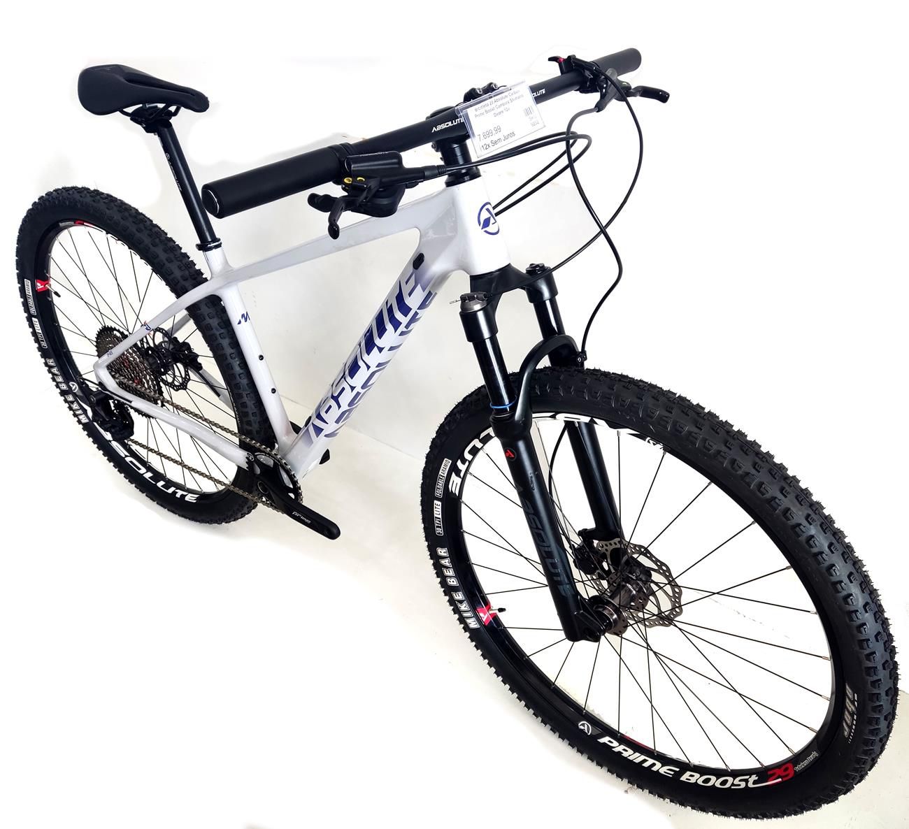 Bicicleta 29 Absolute Carbon Prime SL Boost Câmbios Shimano Deore 12v ...