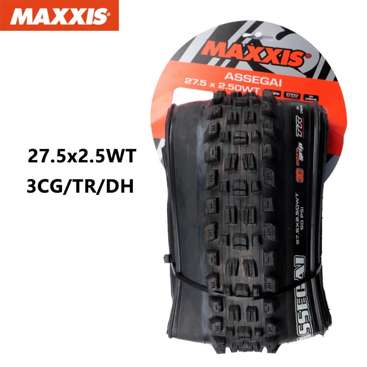 Pneu DH Maxxis Assegai 27.5 x 2.50 em Kevlar Dh Casing Tubeless 3c Maxx Grip - XCO Bikes