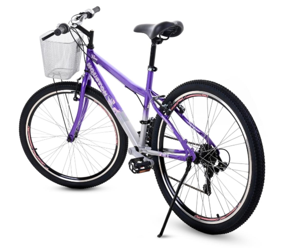 Bicicleta Aro 26 Houston Velora com 21 Marchas e Cesta - XCO Bikes