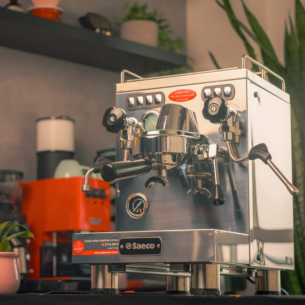 Máquina de Café Espresso Saeco SE50 1 Grupo Profissional 220V - Loja ...