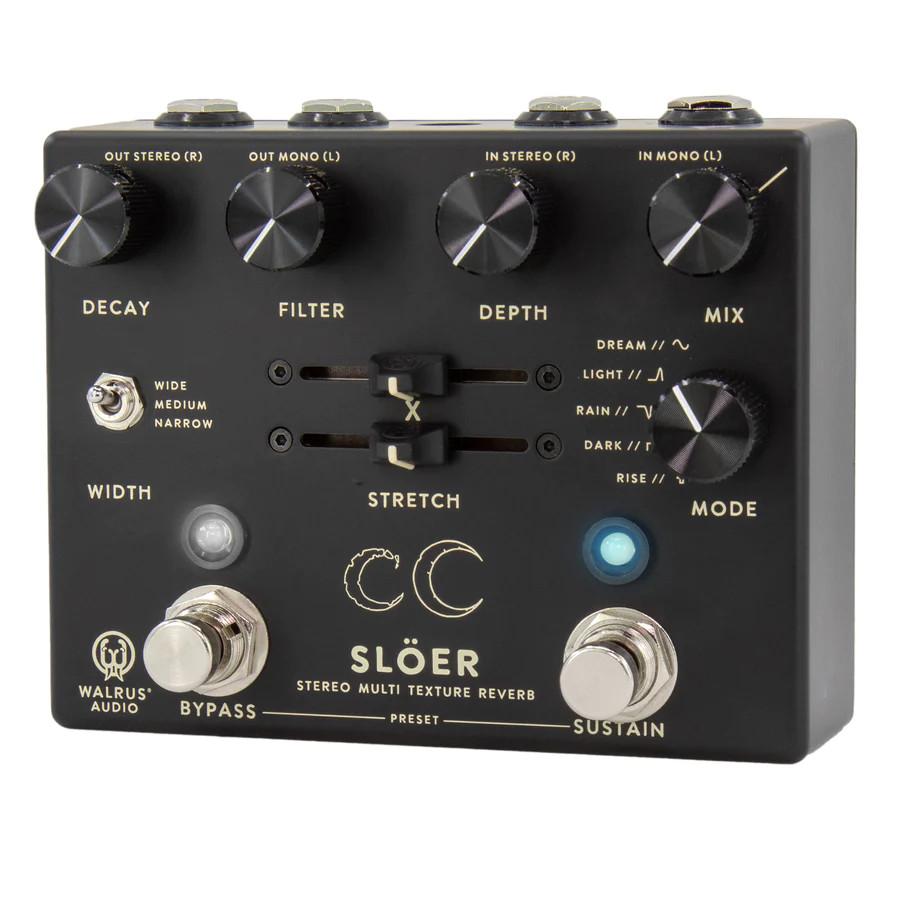 Pedal Slöer Stereo Ambient Reverb Walrus Audio Preto - DG Sound ...