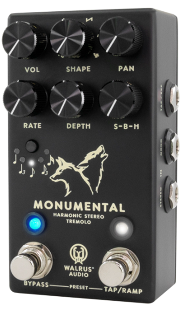 Pedal Monumental Harmonic Stereo Tremolo Walrus Audio Preto - DG Sound ...